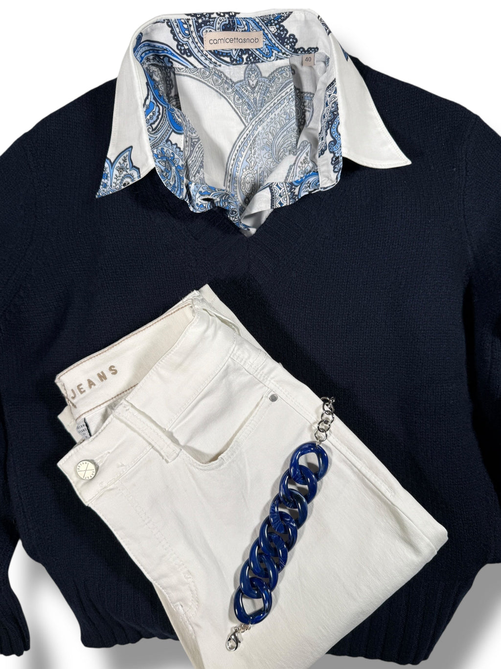 Women's SS25 Look 3 – Button Down SF