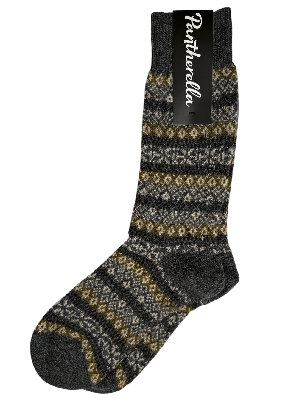 PANTHERELLA SHERBORNE MEN'S CASHMERE SOCK - DARK GREY MIX – Button Down SF