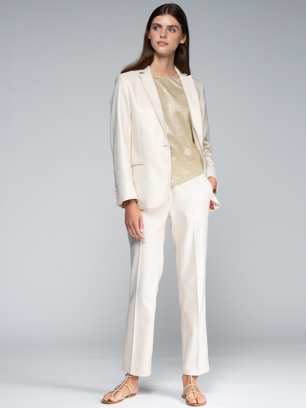 VILAGALLO TIFFANY PANT - GOLDEN – Button Down SF