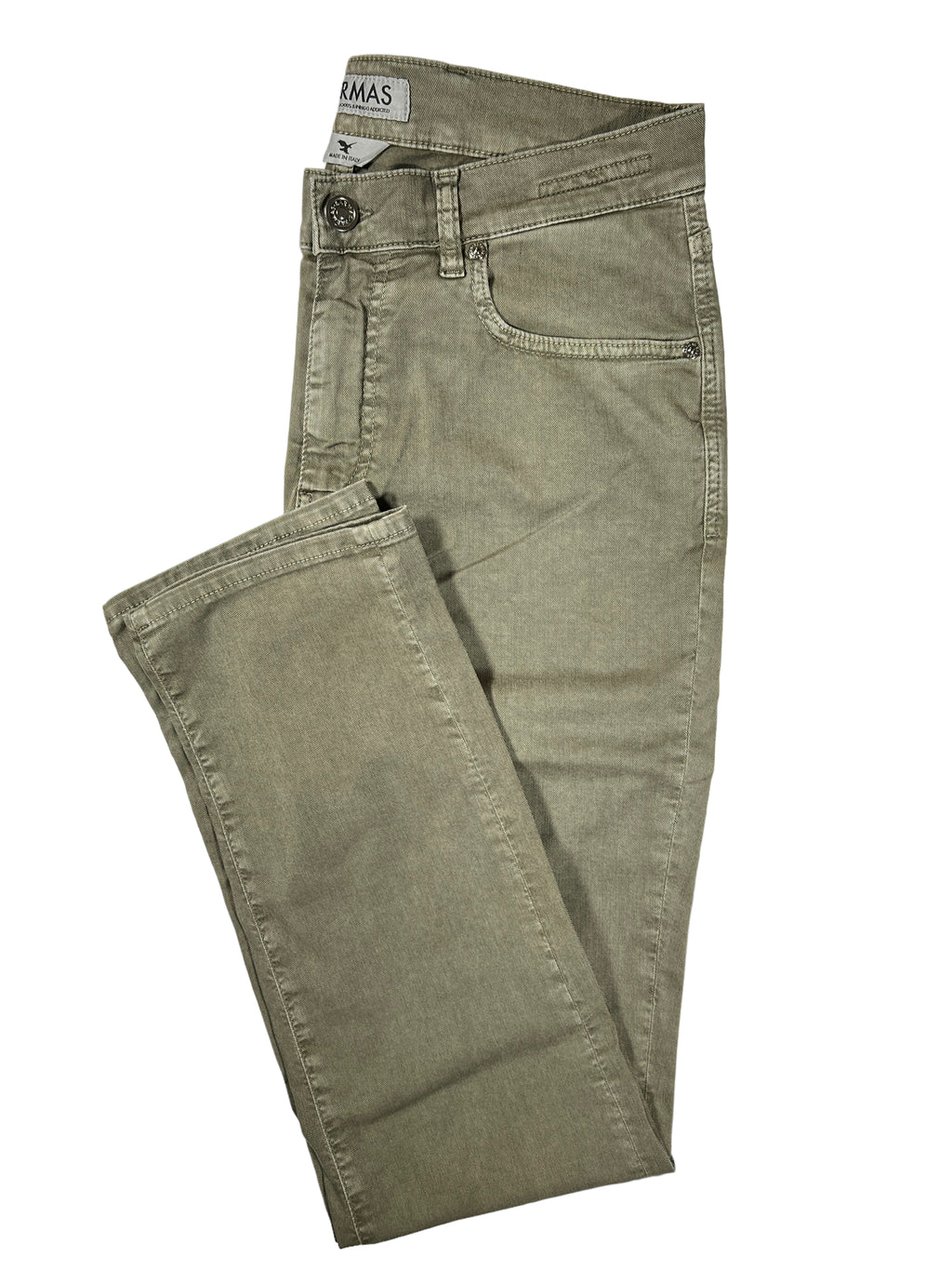 BARMAS 5 POCKET TROUSER - MILITARY – Button Down SF